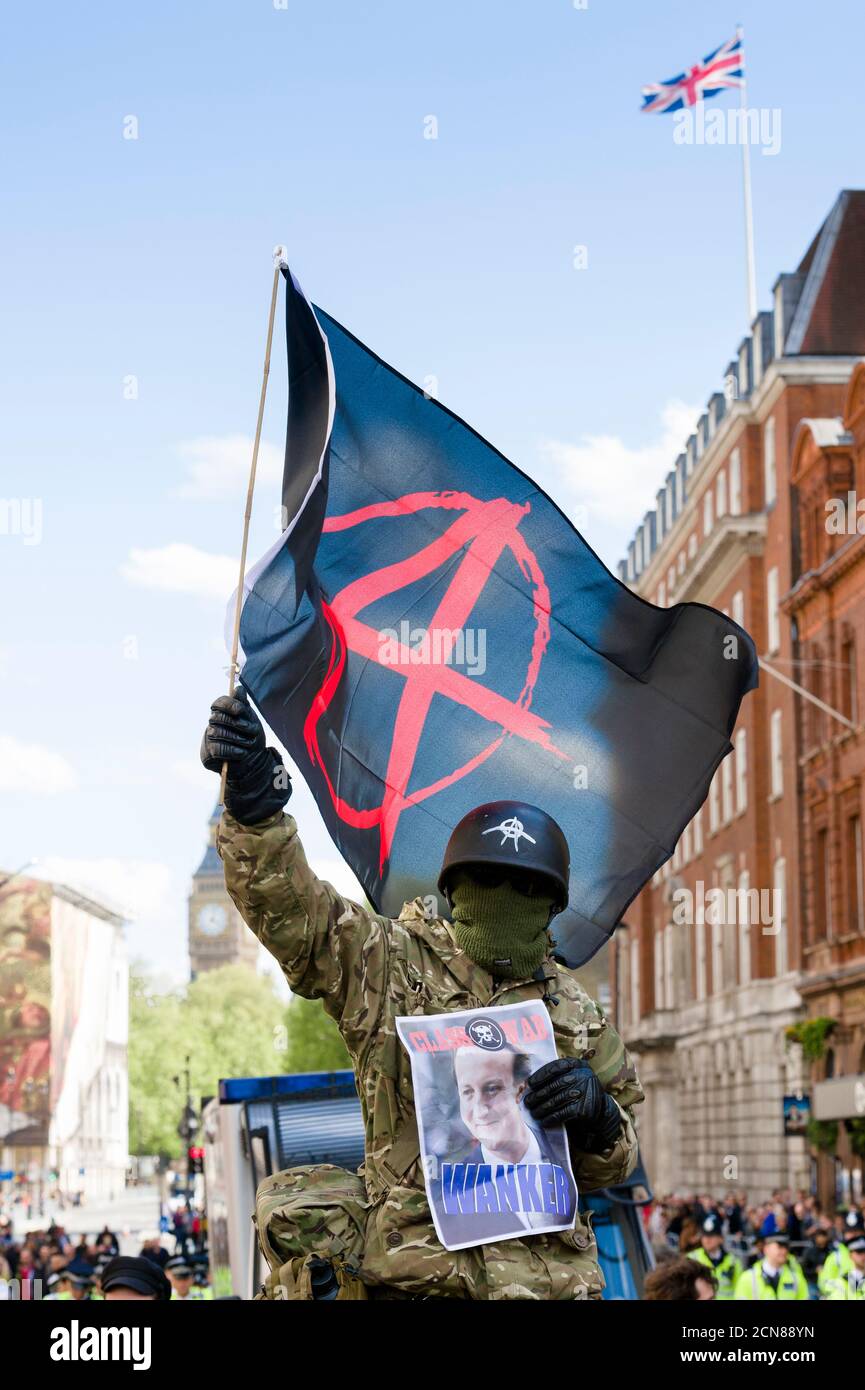 Anarchy flag hi-res stock photography and images - Alamy