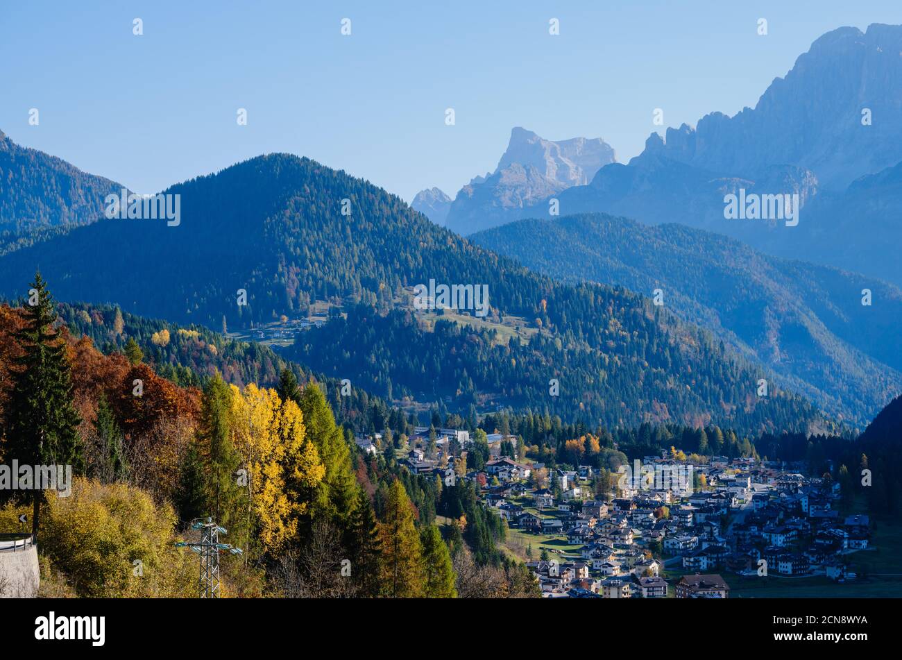 Falcade village hi-res stock photography and images - Alamy