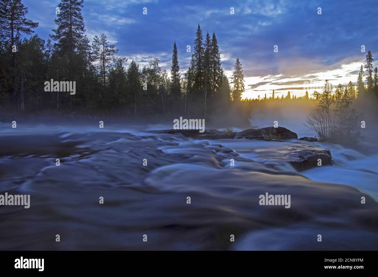 Rapid at night Stock Photo - Alamy