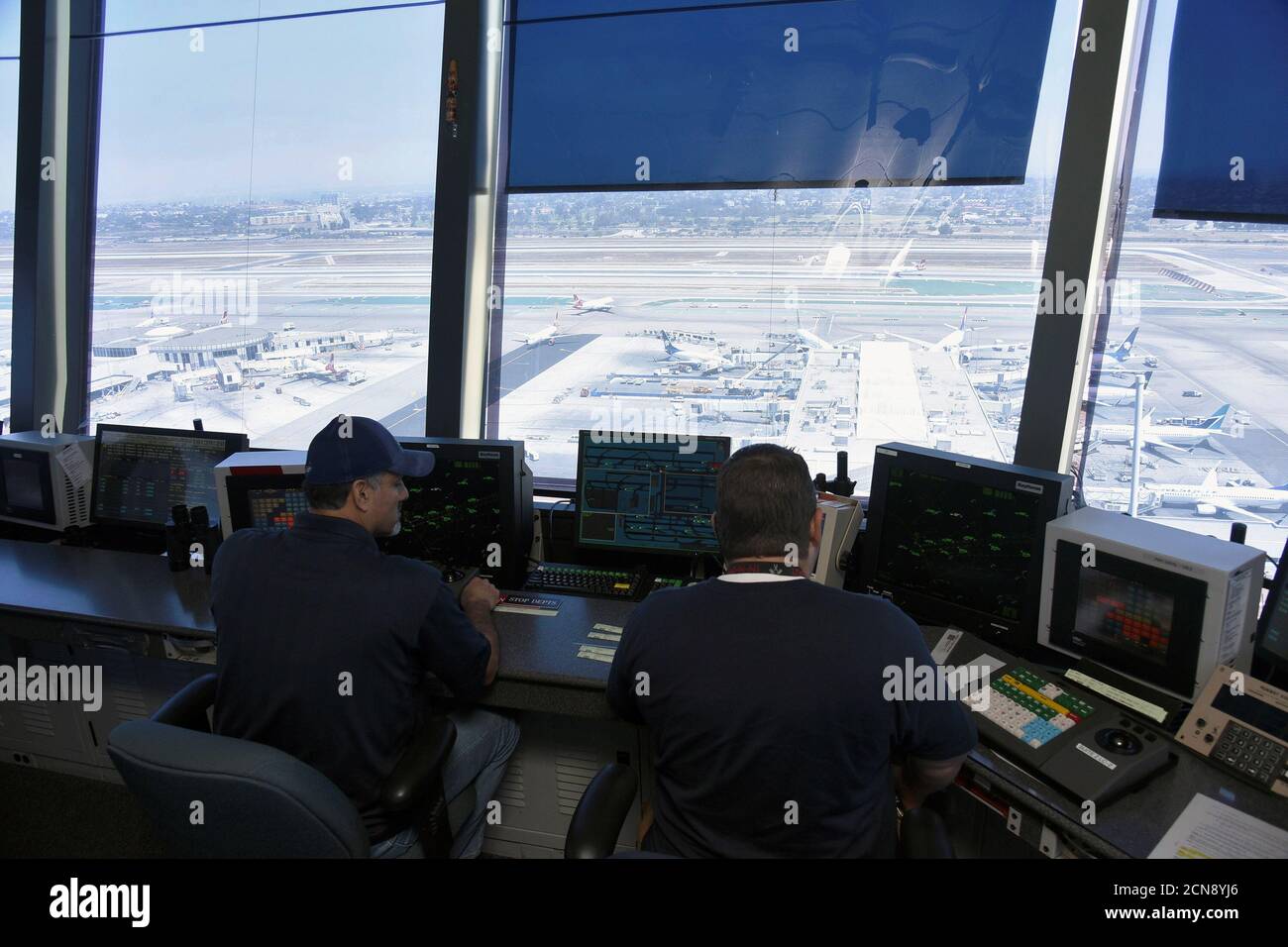 Inside air traffic control hi-res stock photography and images - Alamy