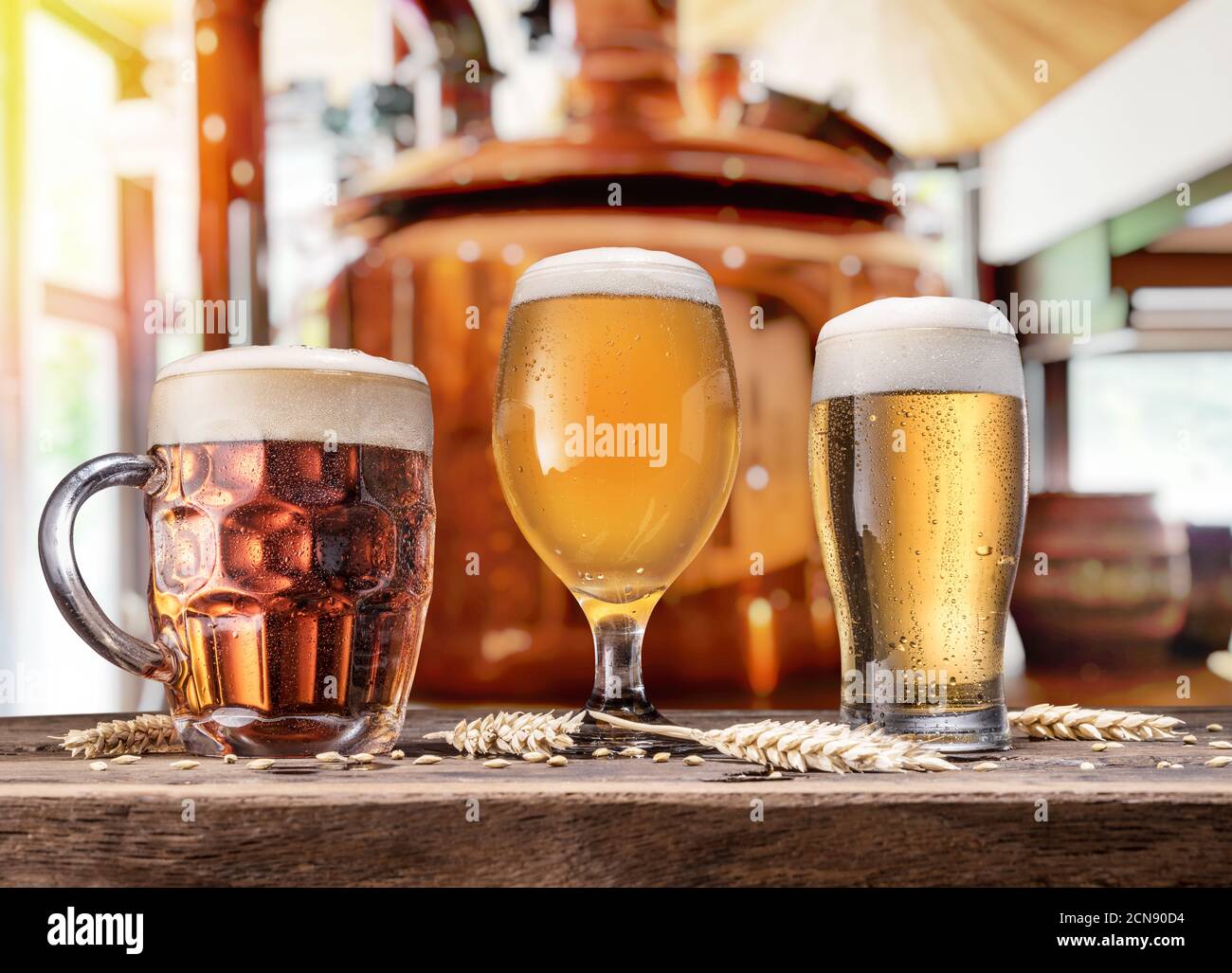 Copper barrel background hi-res stock photography and images - Alamy