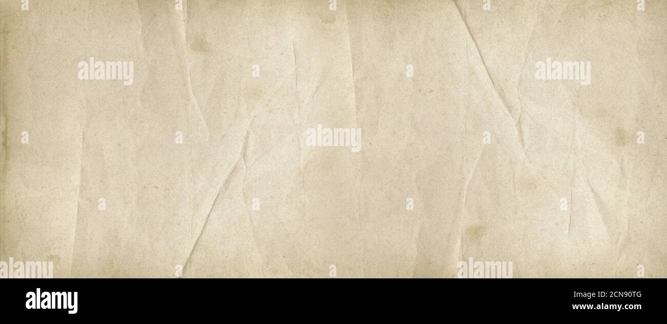 Old grunge parchment paper texture banner Stock Photo - Alamy