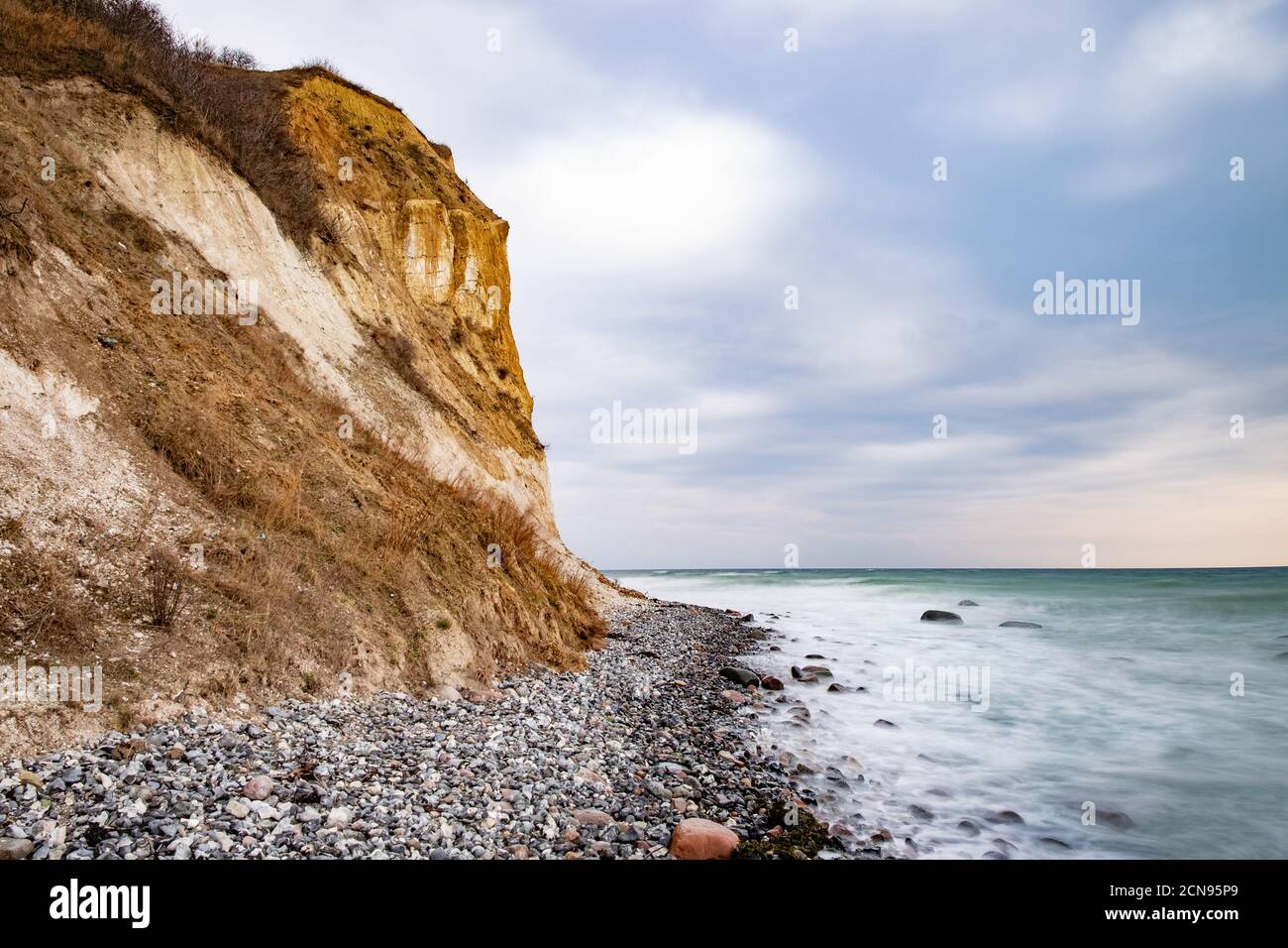 coastline of baltic sea near Kap Arkona promontory Stock Photo - Alamy
