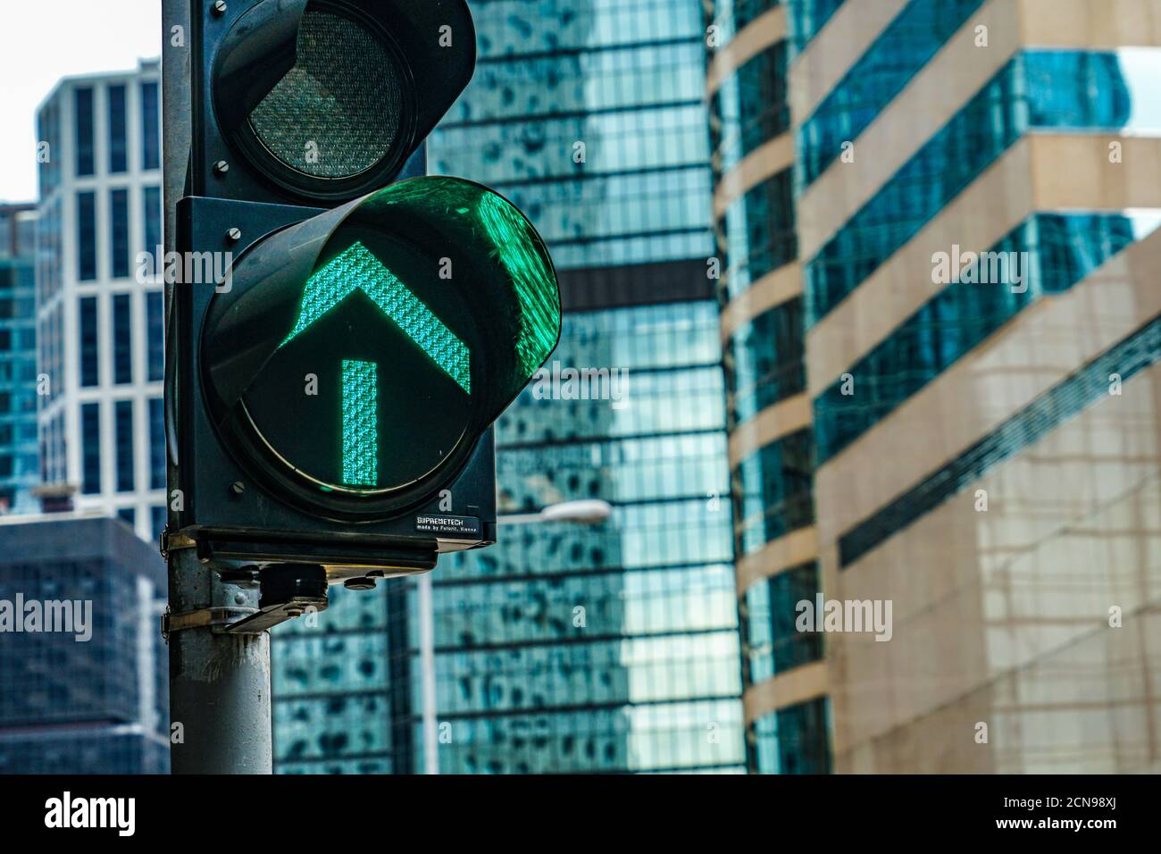 Empty high-rise buildings and the fine weather of Hong Kong Stock Photo ...