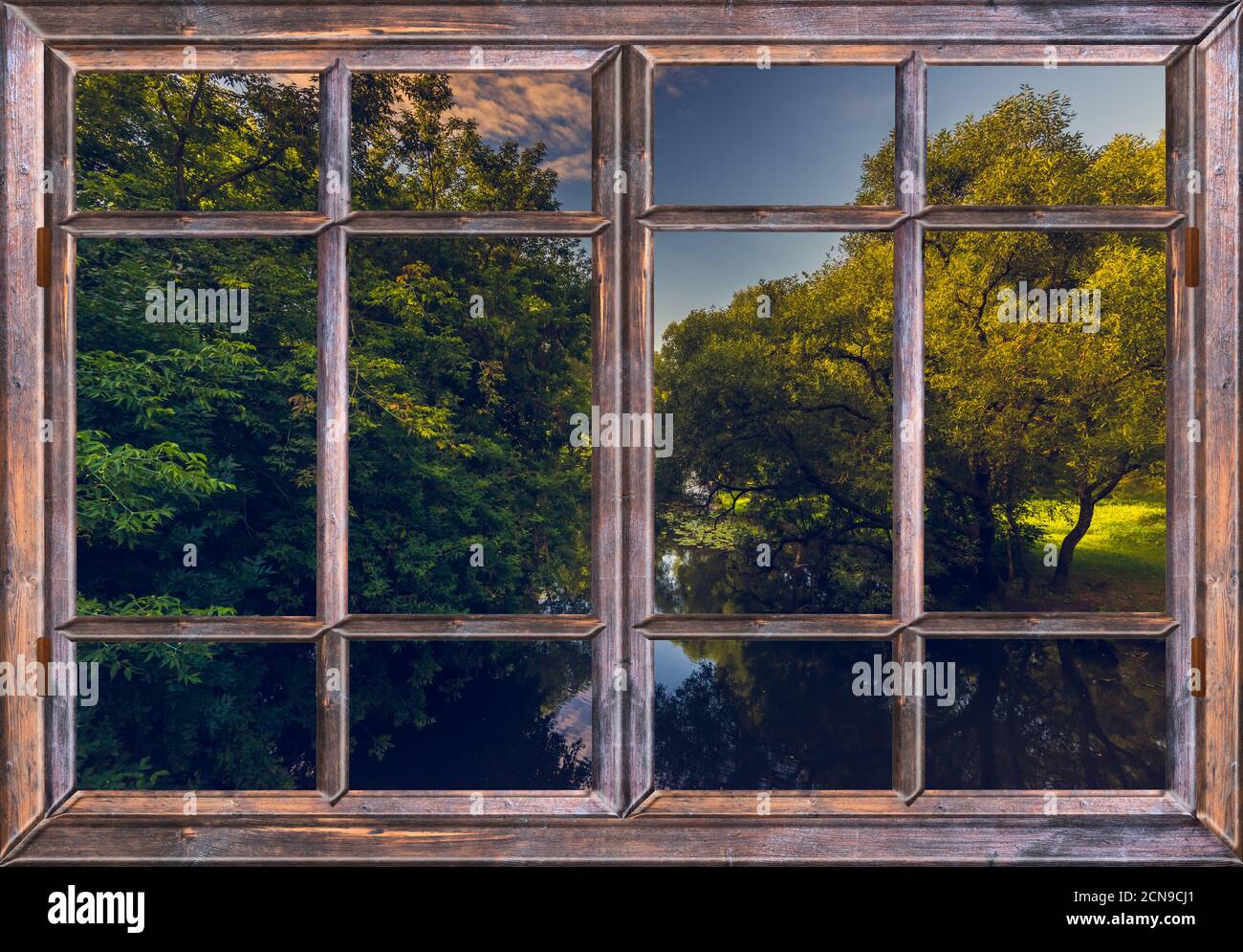 Window scenery hi-res stock photography and images - Alamy