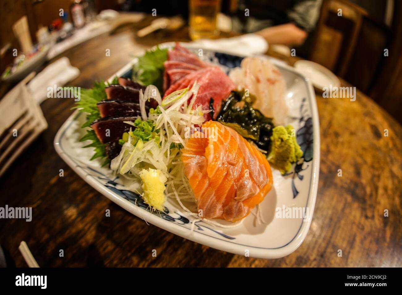 Japanese cuisine assorted sashimi hi-res stock photography and images ...