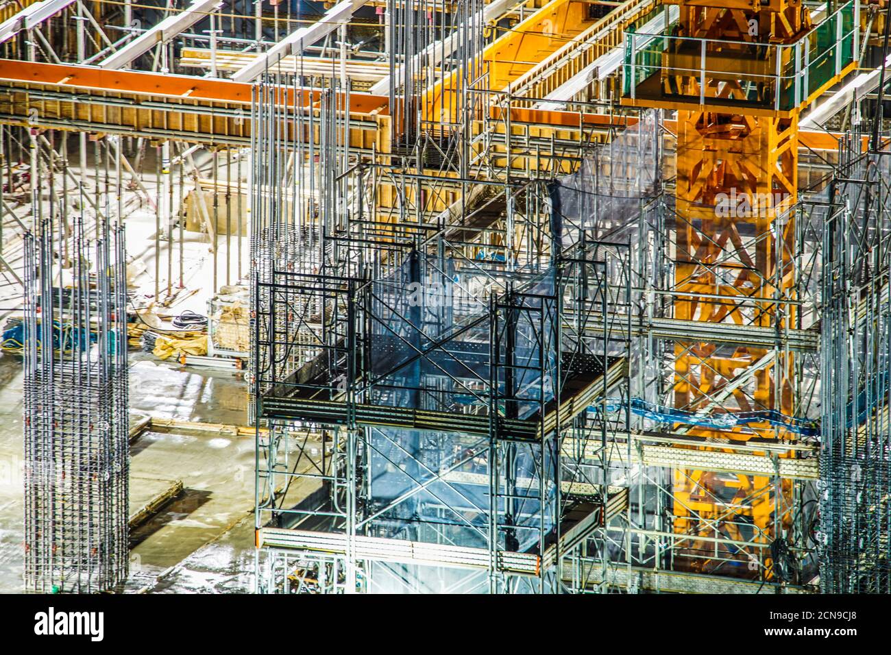 Building of the image of under construction Stock Photo - Alamy