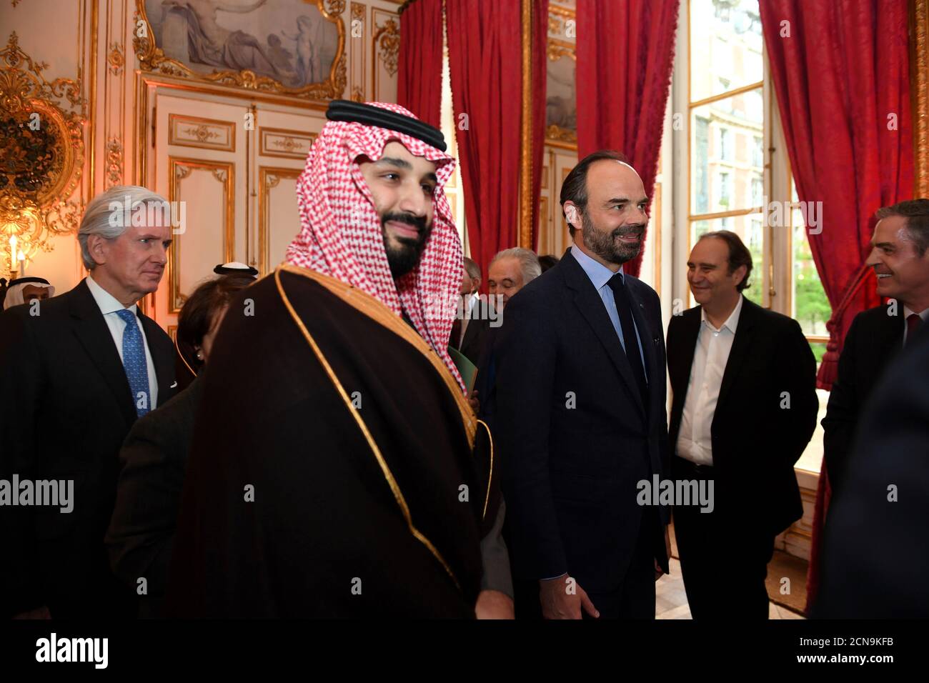 Saudi crown prince paris hi-res stock photography and images - Alamy