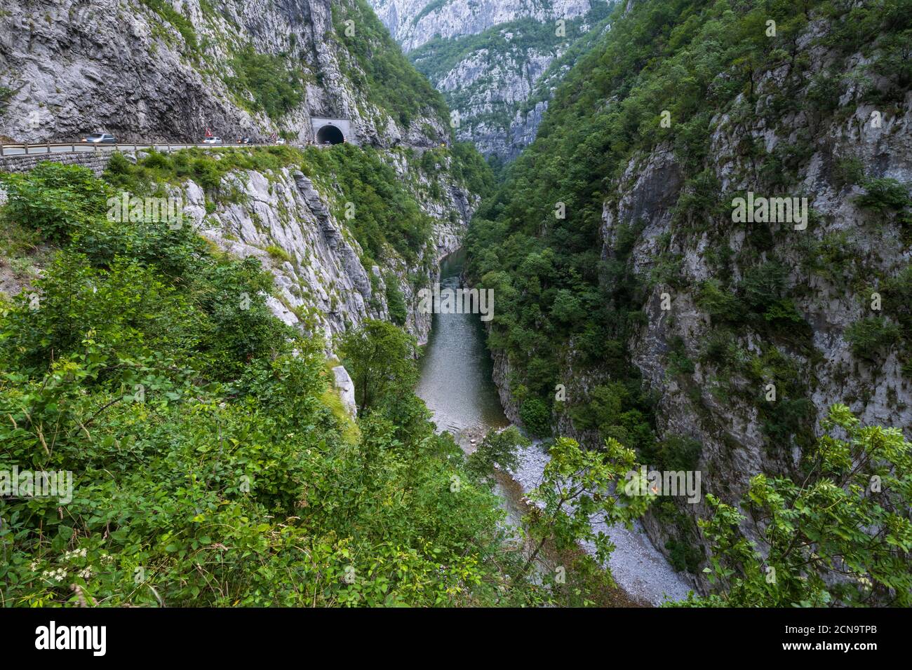 Summer mountain Moraca River Canyon, Montenegro Stock Photo - Alamy
