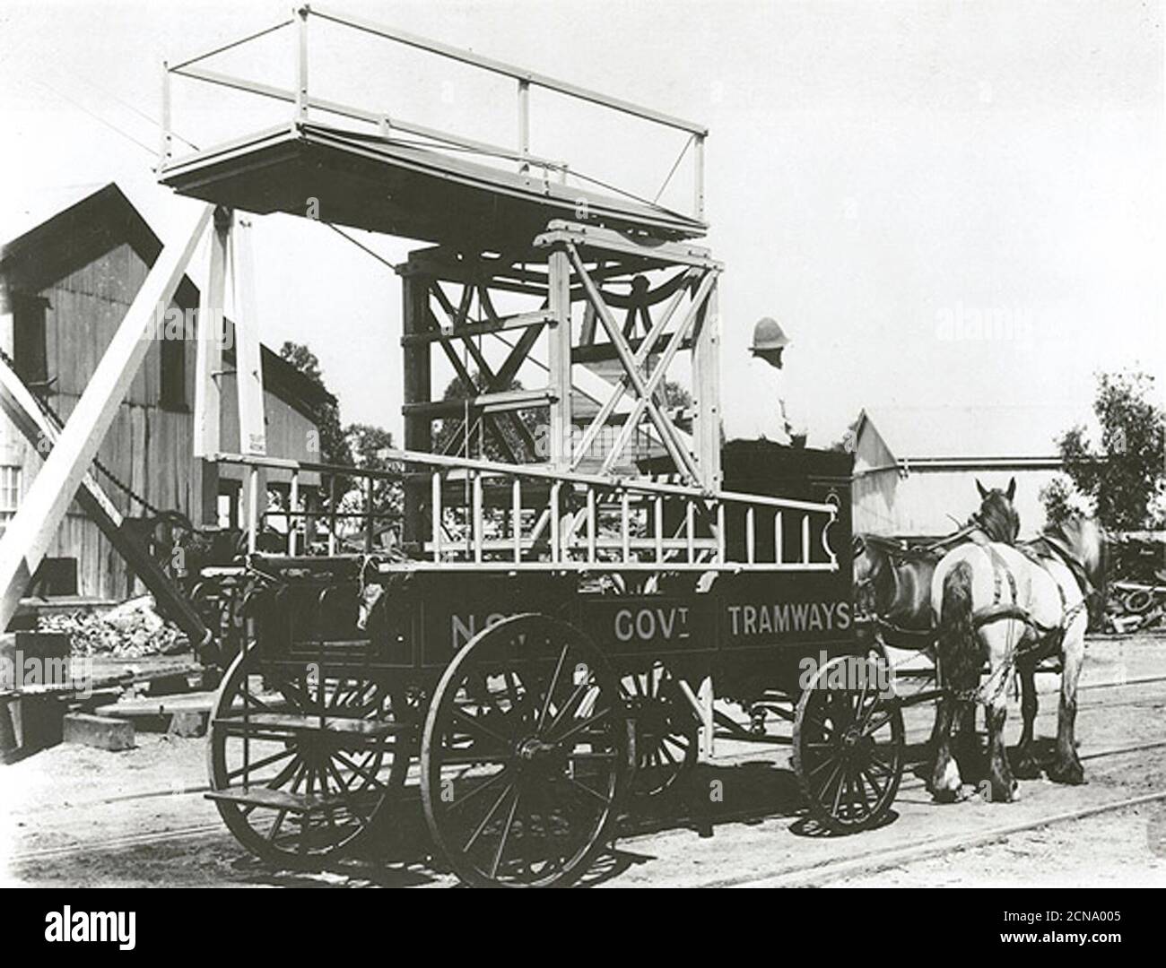 Tower wagon hi-res stock photography and images - Alamy