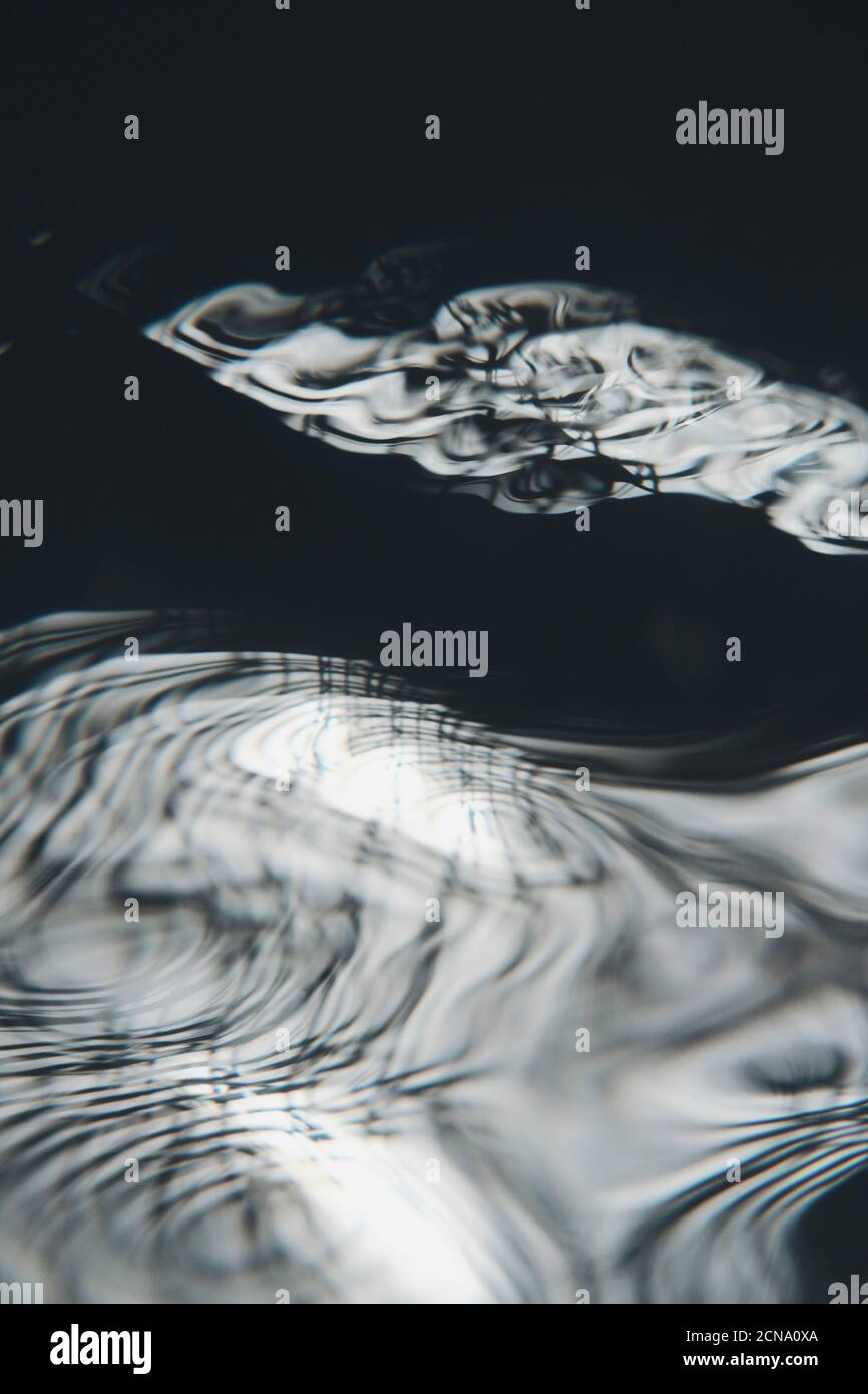 Water reflection and ripples Stock Photo - Alamy