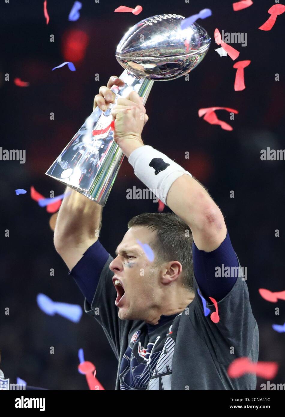 Vince lombardi trophy tom brady hi-res stock photography and images - Alamy