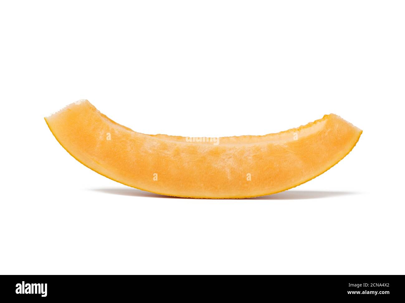 piece of ripe melon, orange pulp, fruit isolated Stock Photo - Alamy