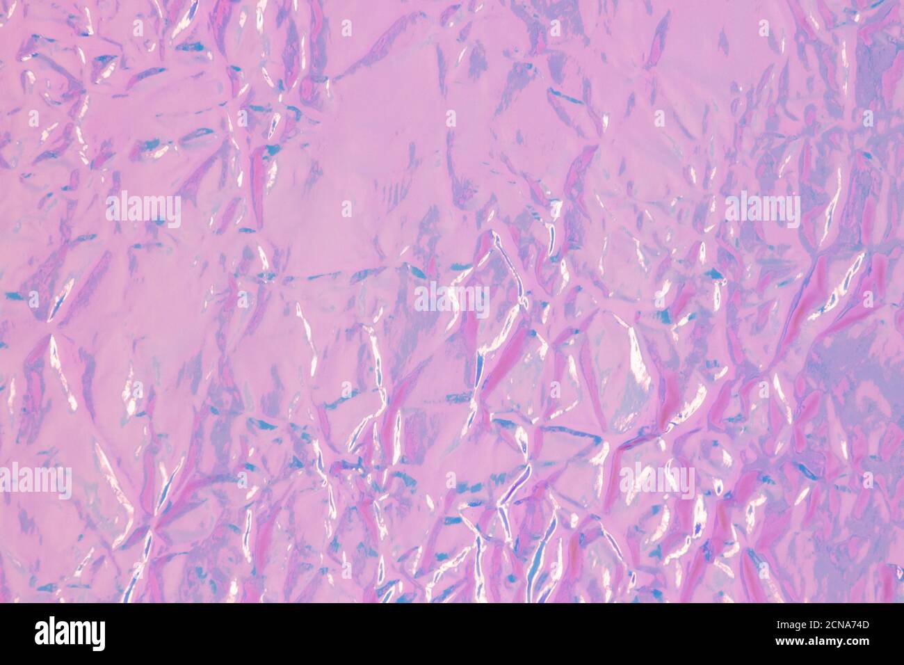 Holographic bright rainbow multicolor real crumpled texture background ...