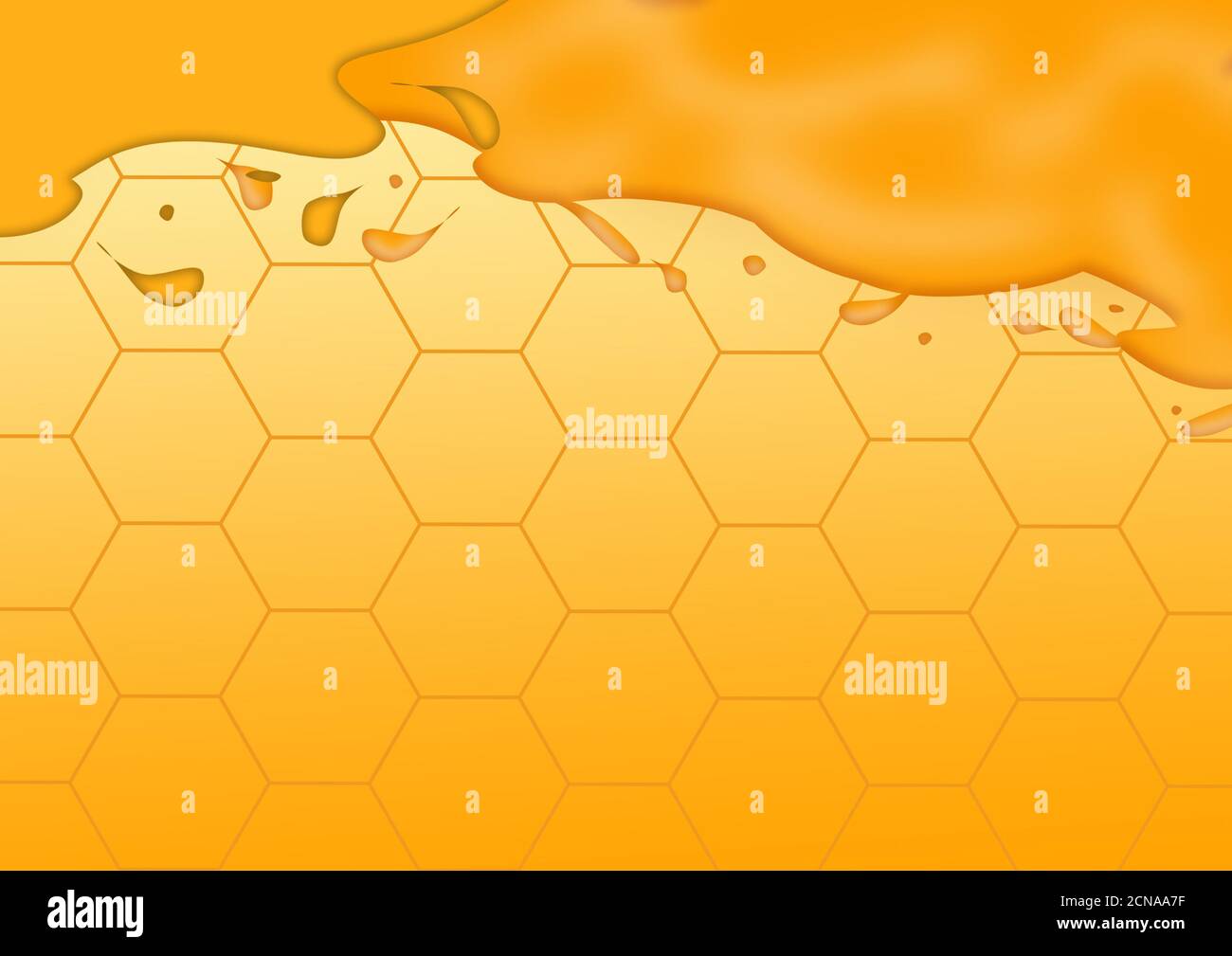 Honey label template for honey logo products with bee and drop of honey ...