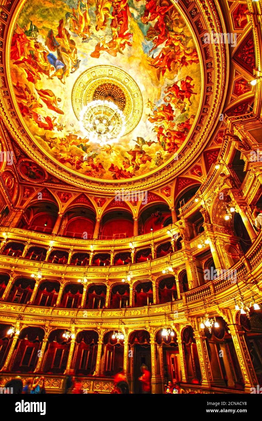 Hungarian State Opera House Stock Photo - Alamy