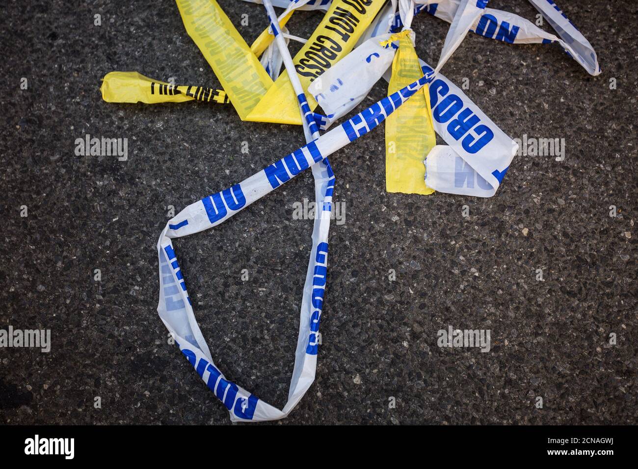 Fire department new york police tape hi-res stock photography and ...