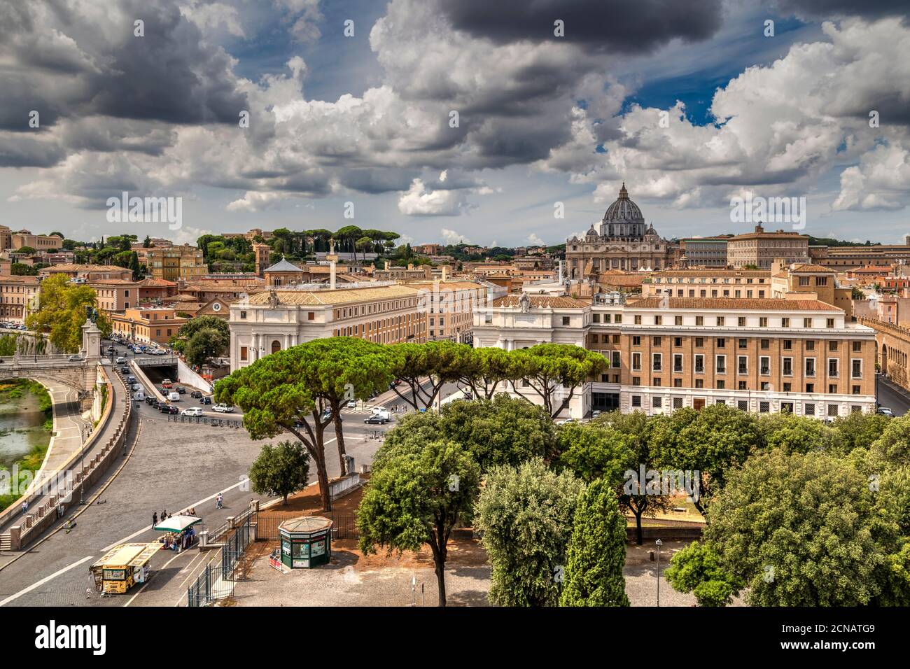 Rome skyline basilica hi-res stock photography and images - Alamy