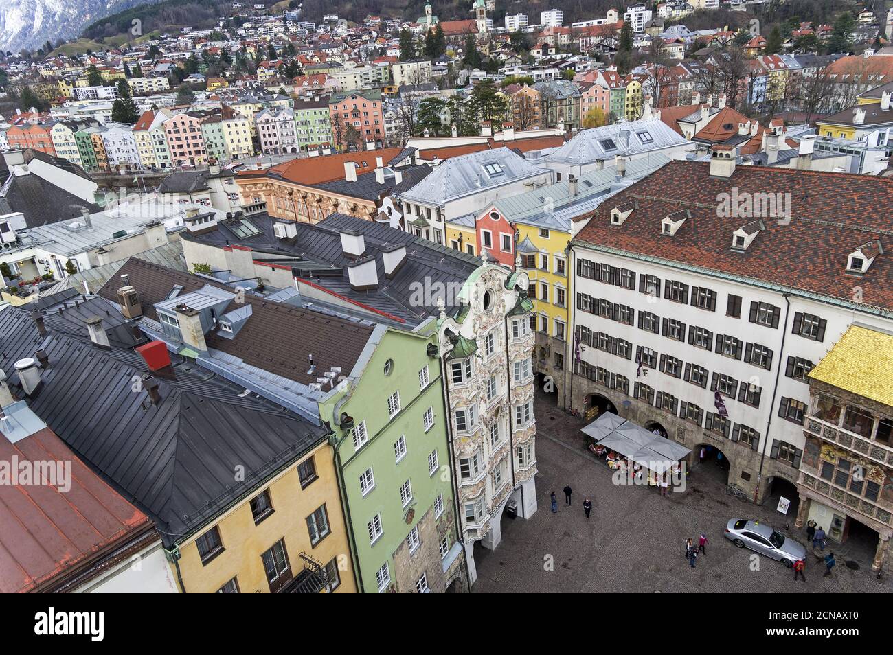 Aerial view of innsbruck hi-res stock photography and images - Alamy