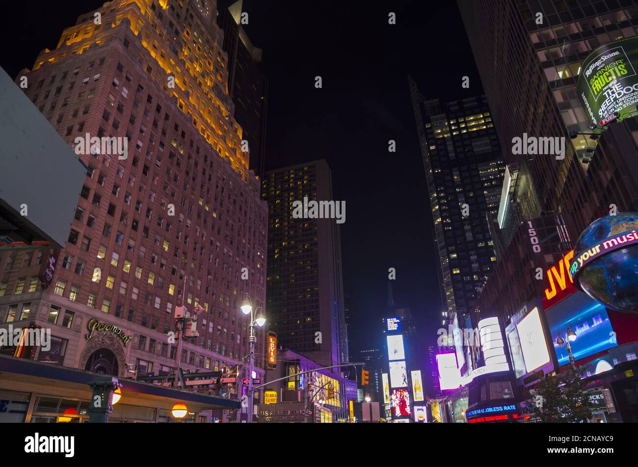 Times square lighting hi-res stock photography and images - Alamy
