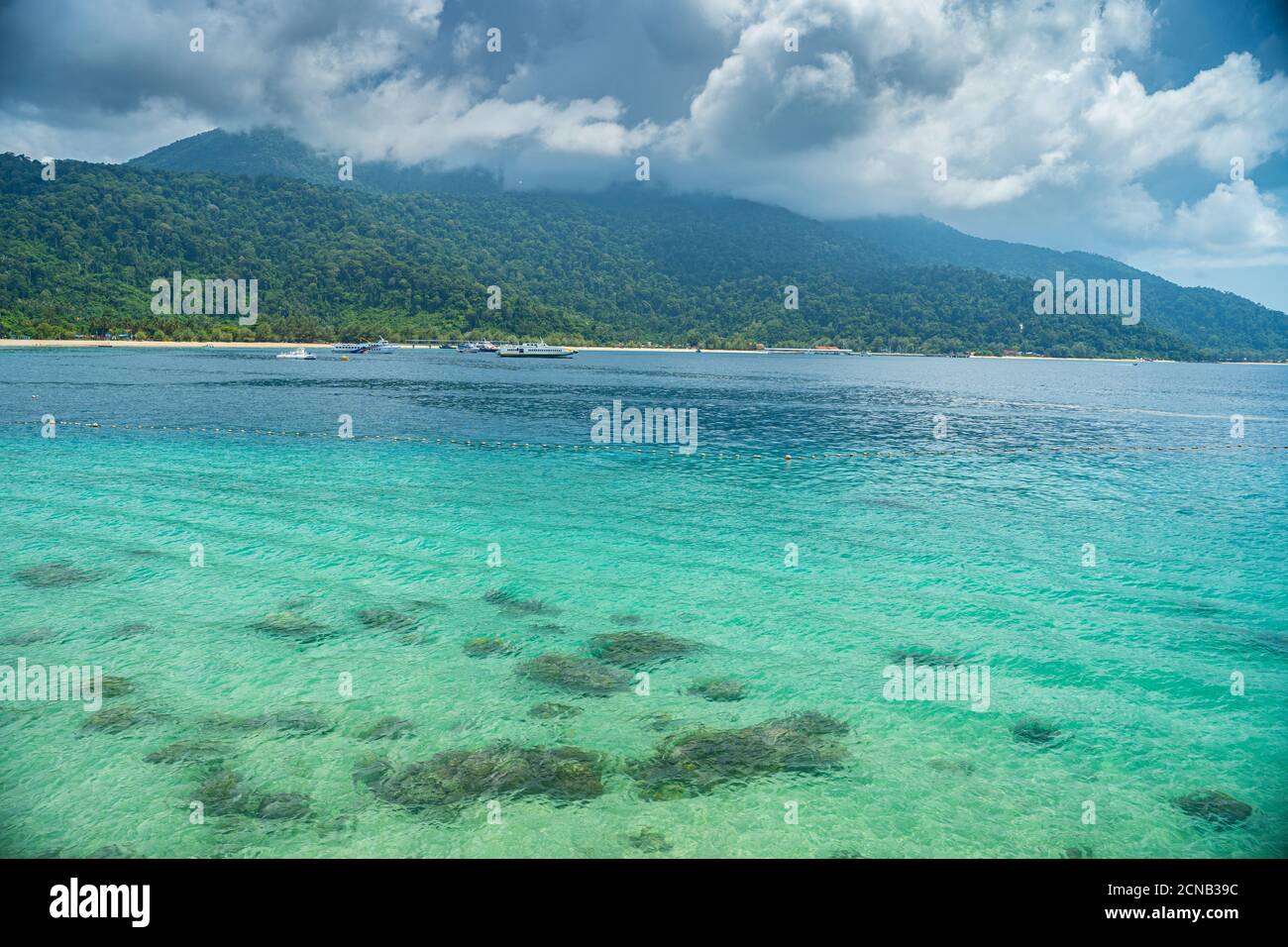 Hike on Tioman from ABC Beach to Monkey Beach through the rainforest ...