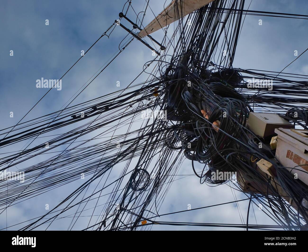 High wire entanglement hi-res stock photography and images - Alamy