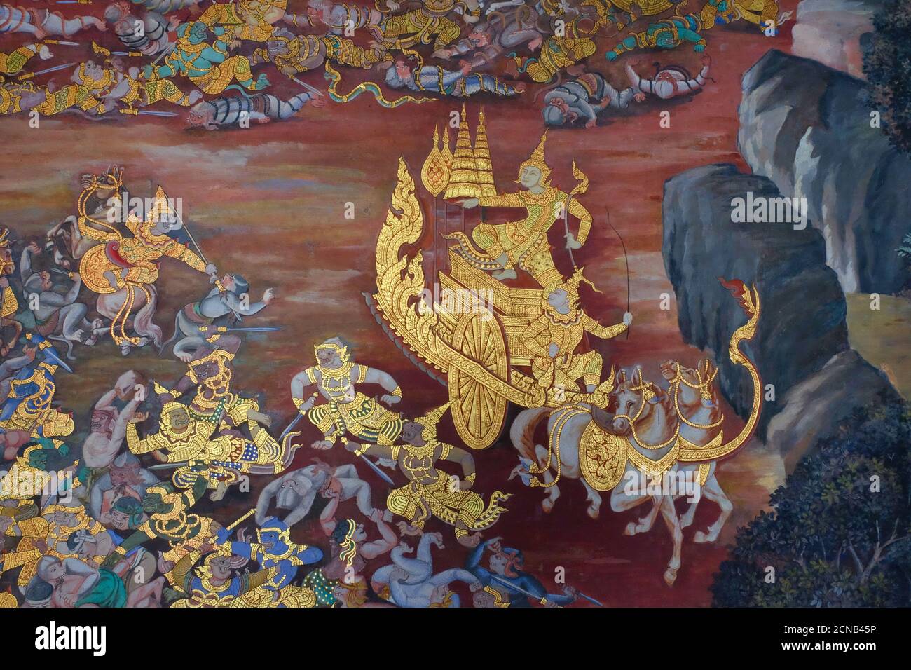 Scenes from the ramayana epic hi-res stock photography and images - Alamy