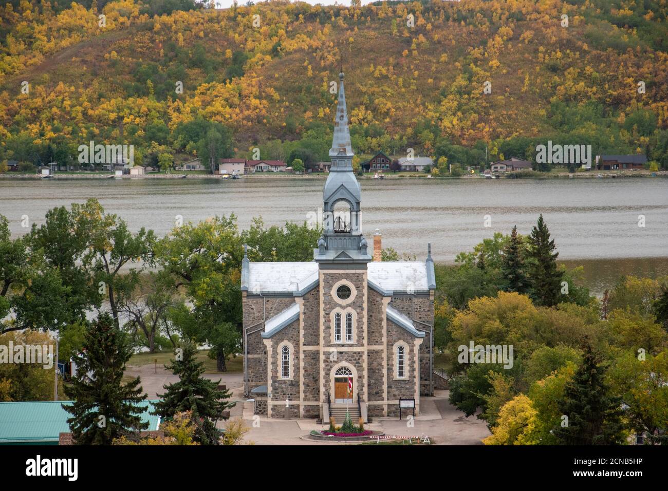 Sacred Heart Church in Lebret, Saskatchewan, Canada Stock Photo - Alamy