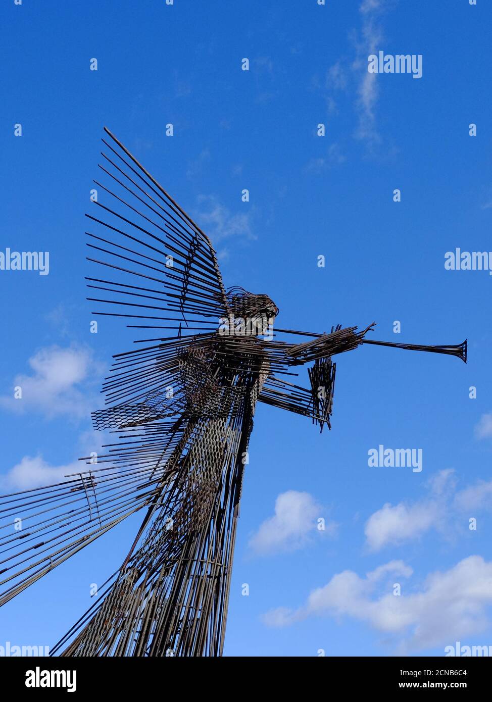 Trumpet angel hi-res stock photography and images - Alamy