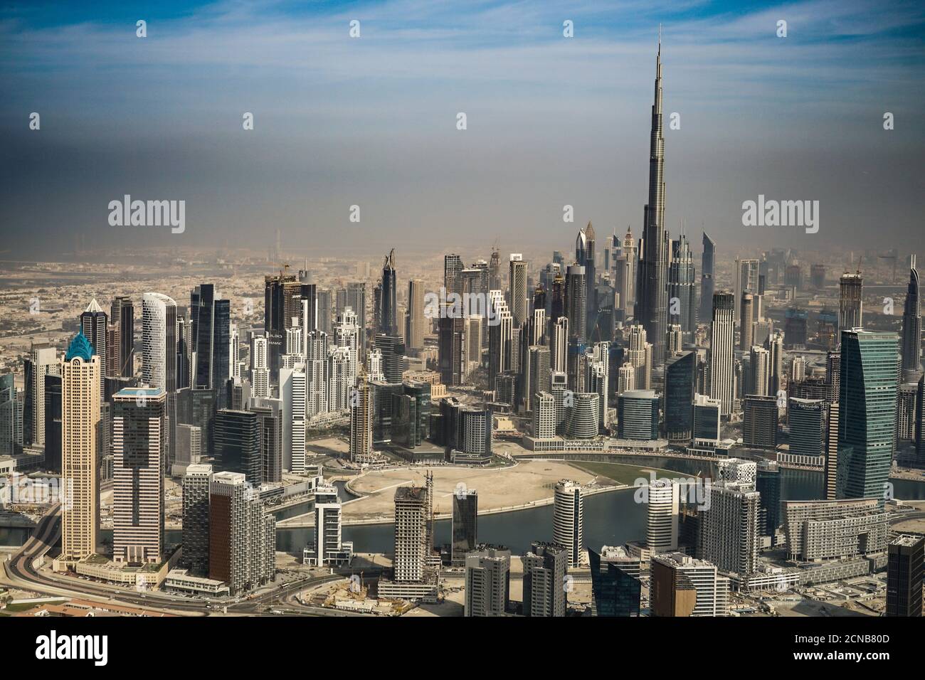 Urban landscape of Dubai (United Arab Emirates Stock Photo - Alamy