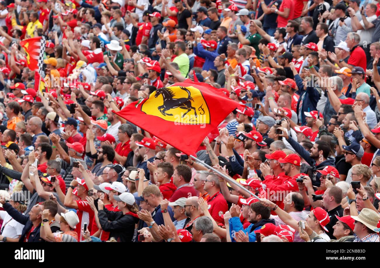 Ferrari fans hi-res stock photography and images - Alamy