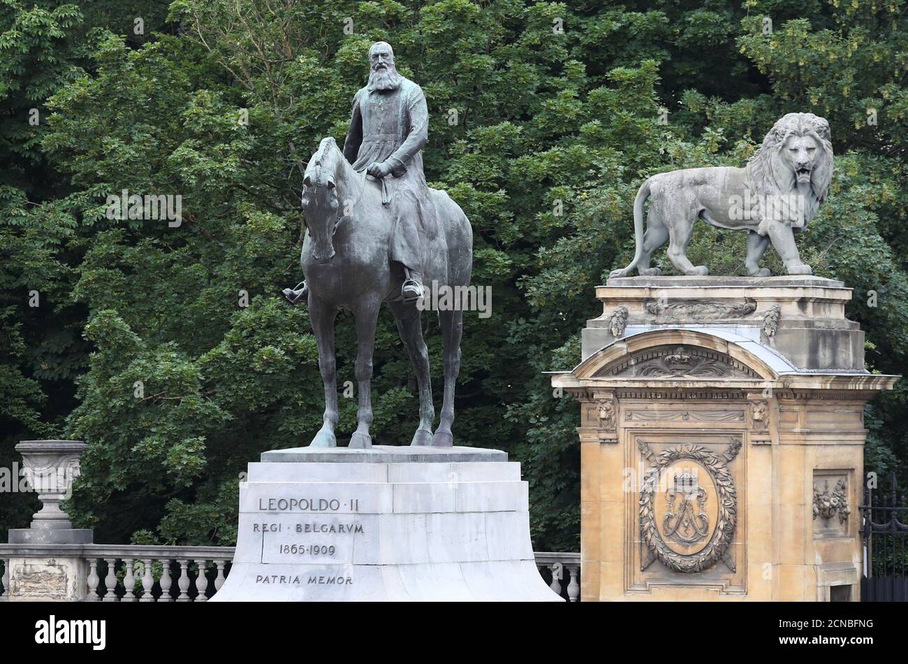 Statue king leopold ii brussels hi-res stock photography and images - Alamy