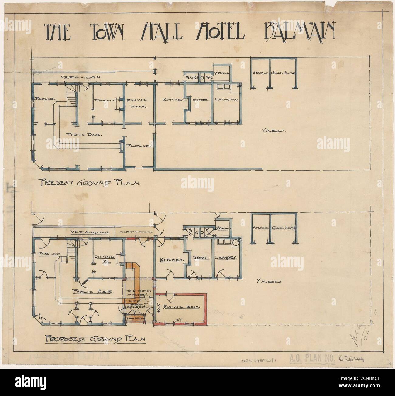 Town hall floor plan hi-res stock photography and images - Alamy