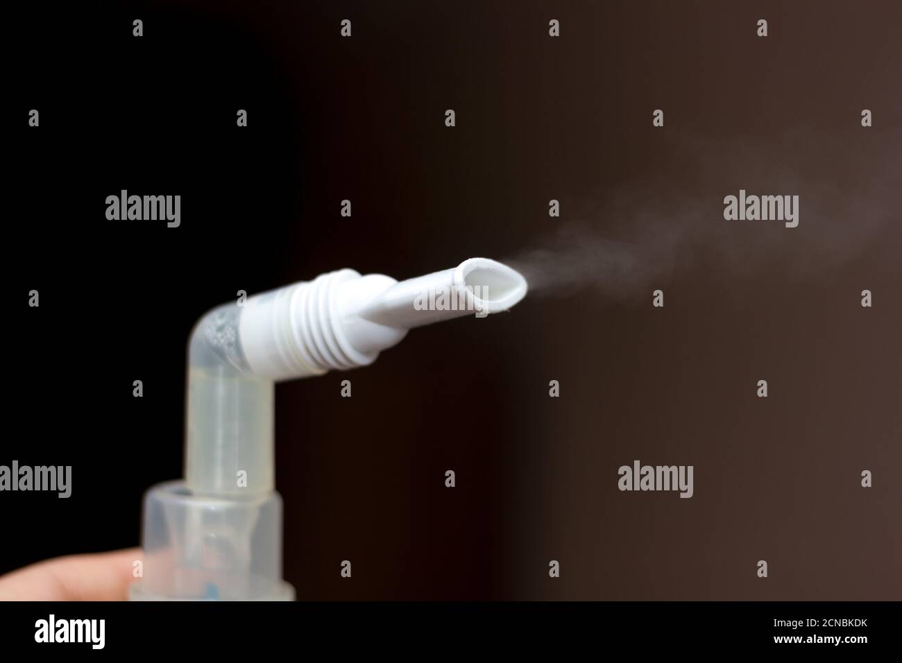 Nebulizer inhaler - medical equipment, makes spray for breath Stock ...