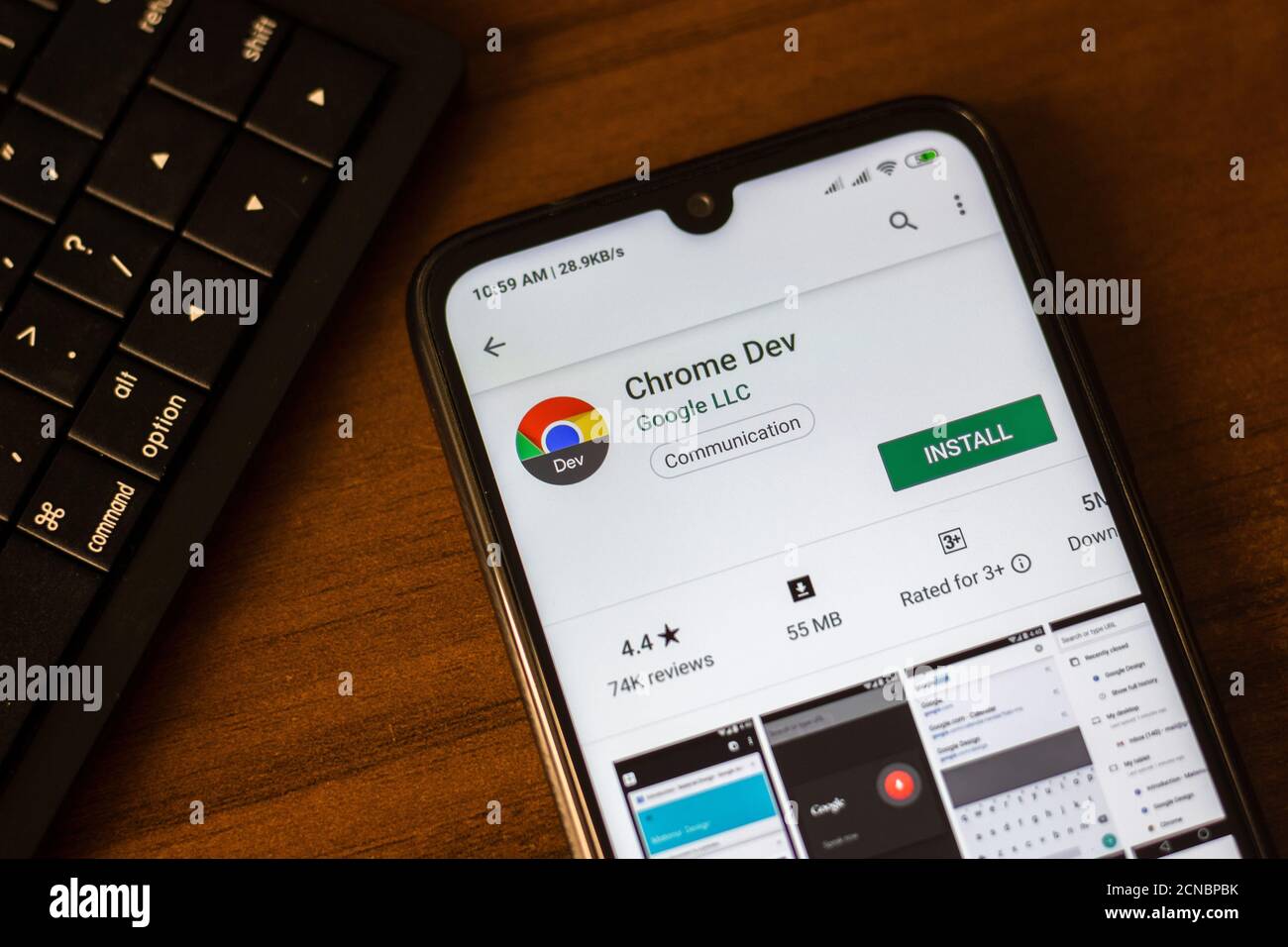 Chrome dev logo hi-res stock photography and images - Alamy