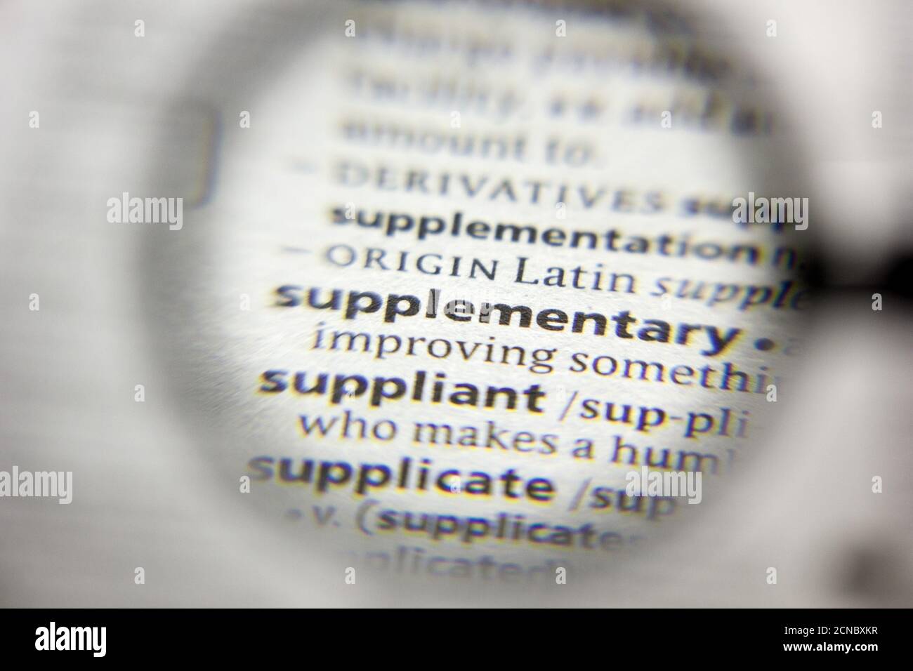 Supplementary page hi-res stock photography and images - Alamy