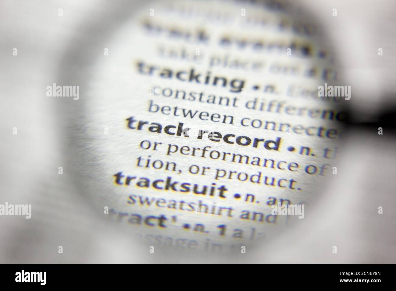 Track record word hi-res stock photography and images - Alamy