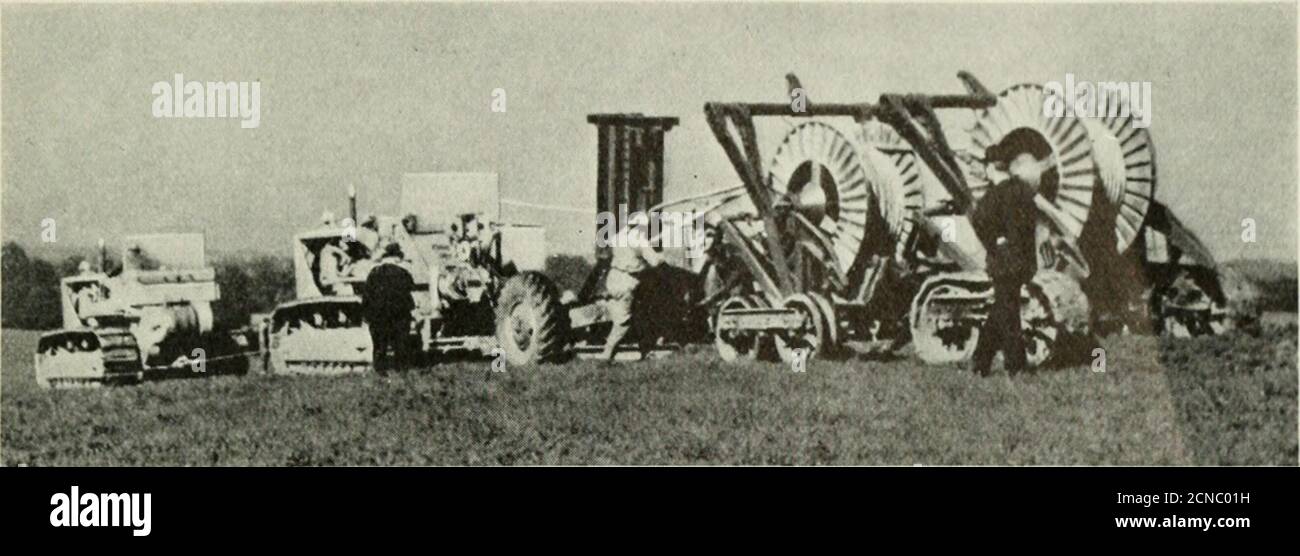 Bell telephone magazine cable plow hi-res stock photography and images ...