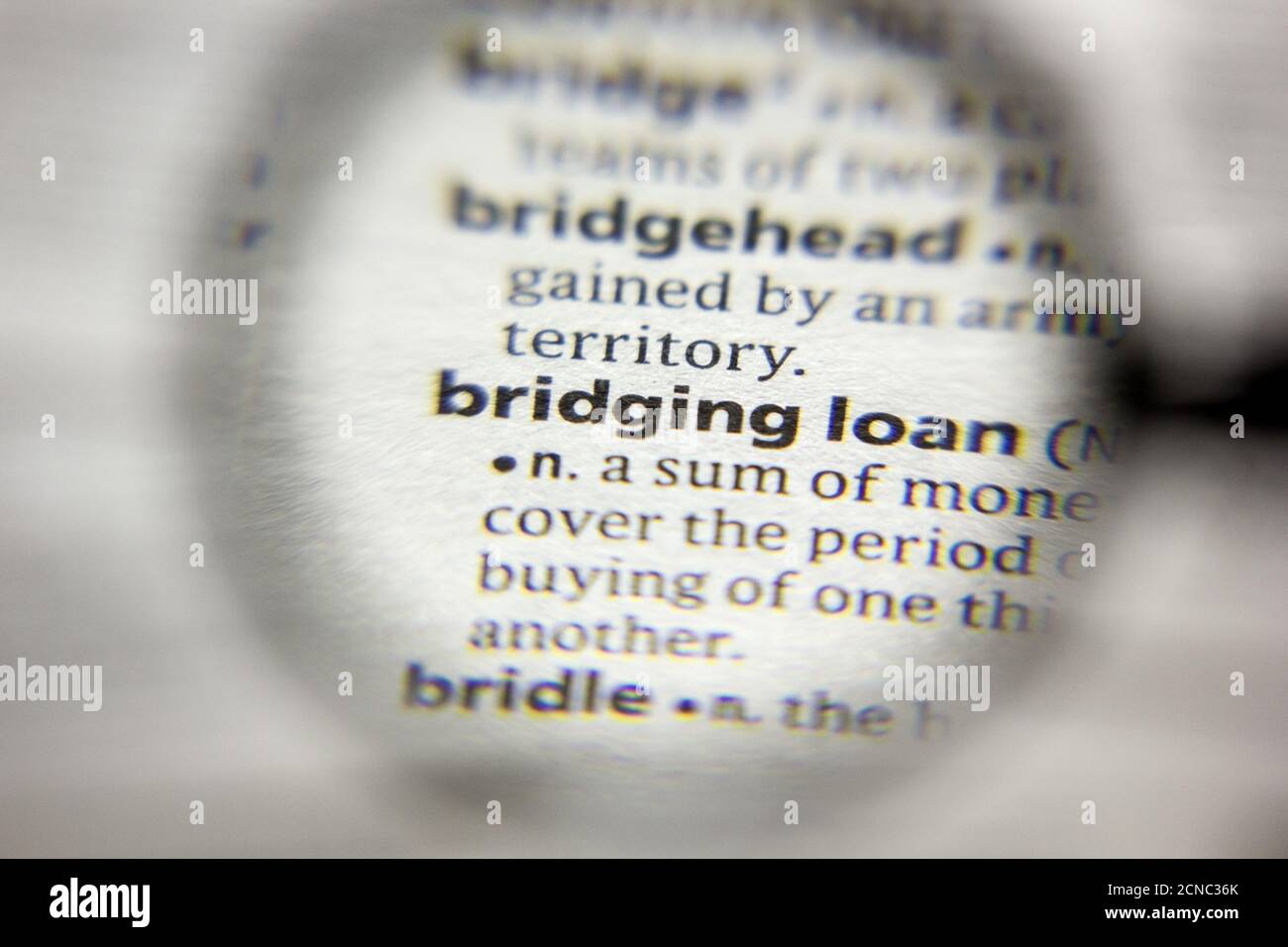 Bridging loan word hi-res stock photography and images - Alamy