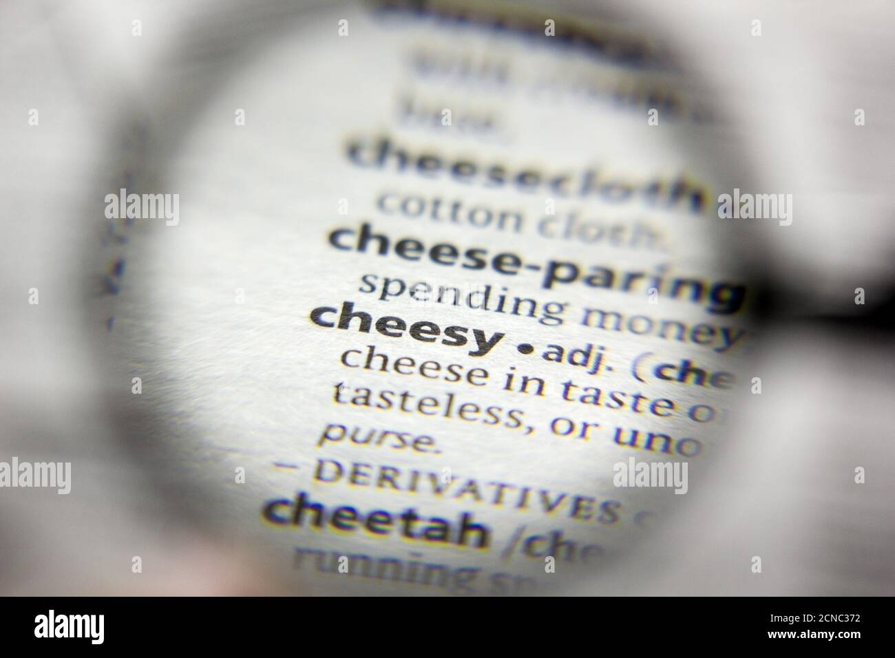 Cheesy word hi-res stock photography and images - Alamy