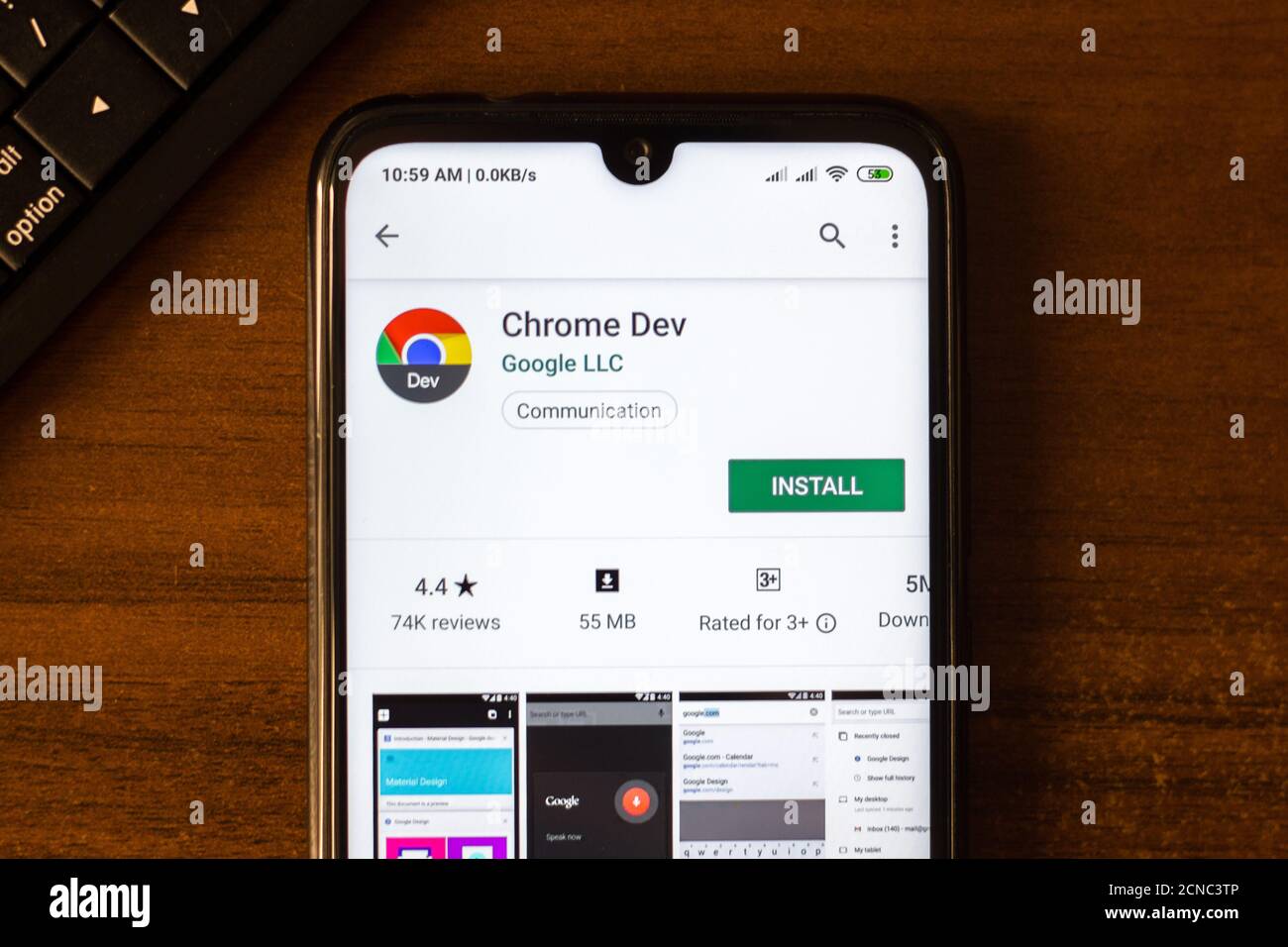 Chrome dev logo hi-res stock photography and images - Alamy