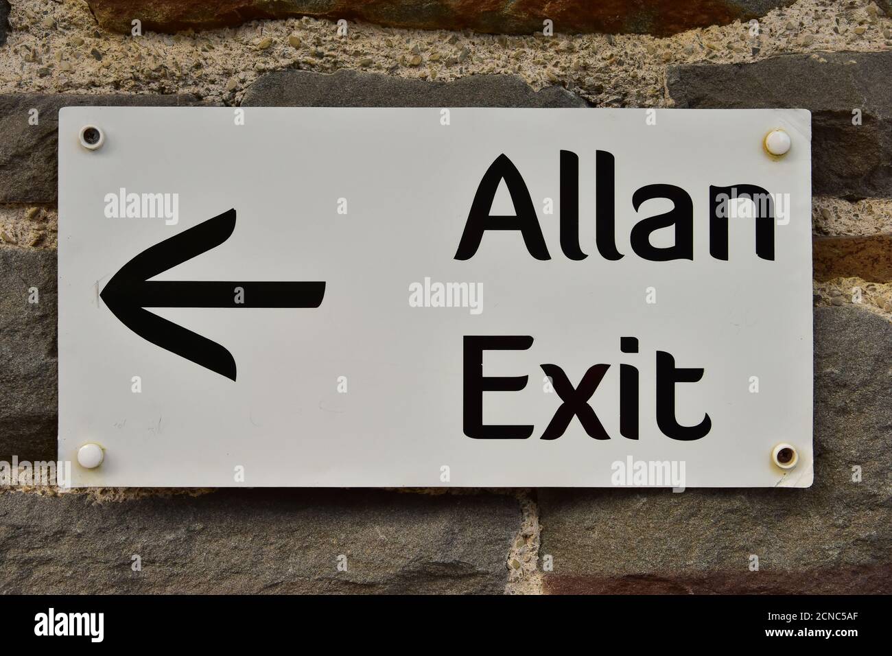 The bilingual sign of exit at Conwy Caslte, UNESCO's World Heritage ...