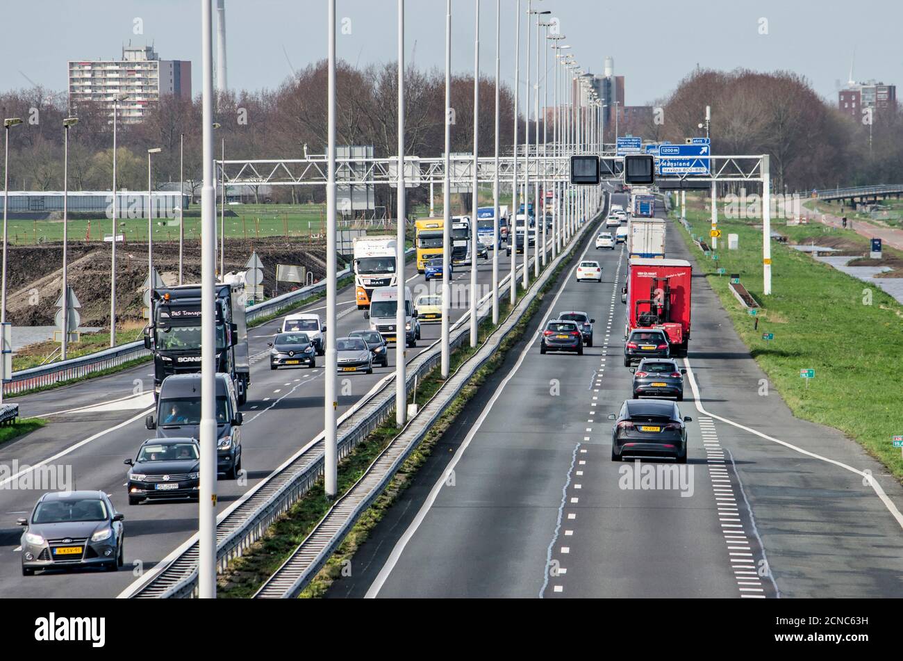 Dutch motorway sign holland hi-res stock photography and images - Alamy
