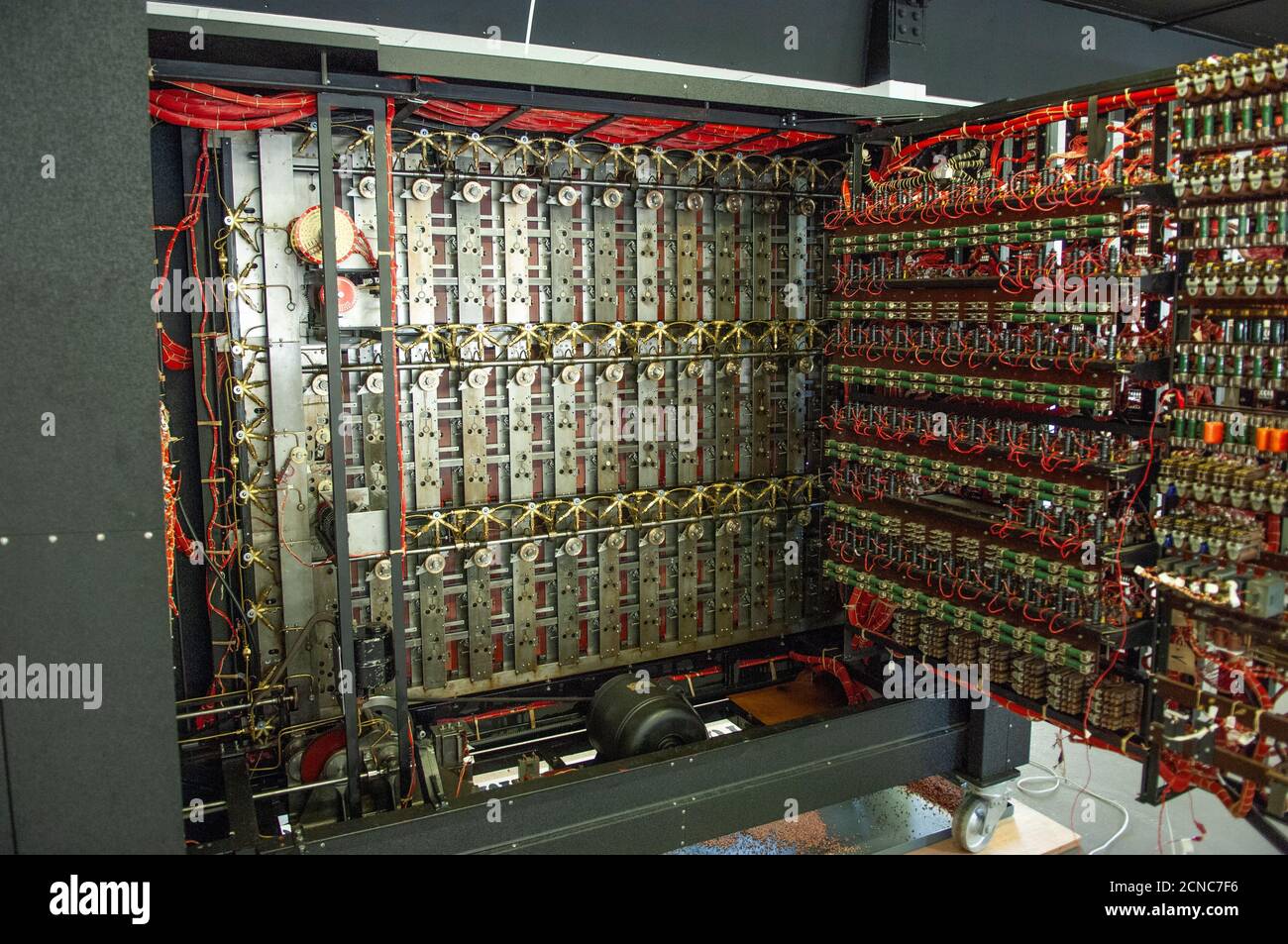 Early computers at the wartime decoding centre at Bletchley Park ...