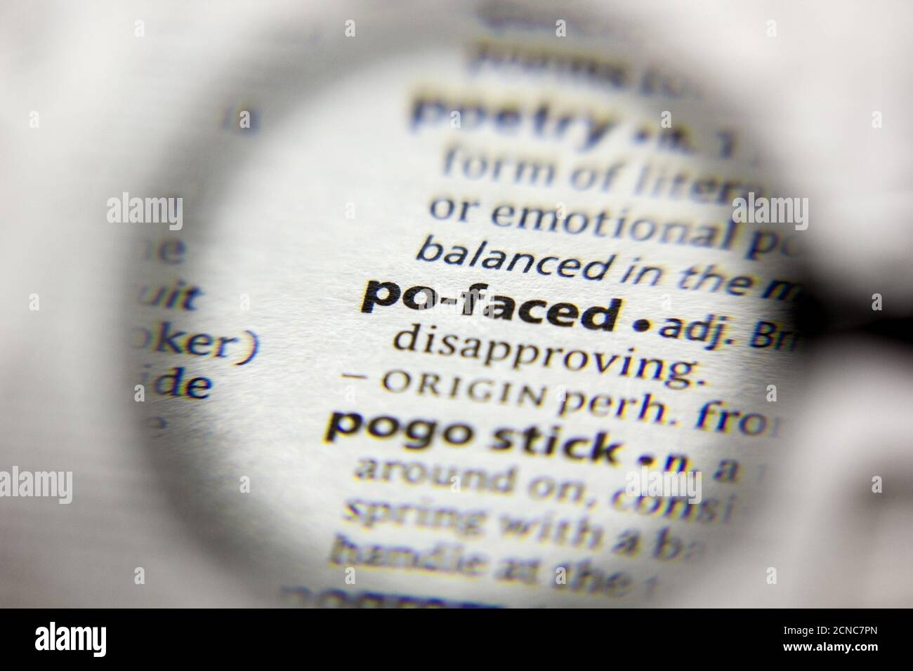 Po faced hi-res stock photography and images - Alamy