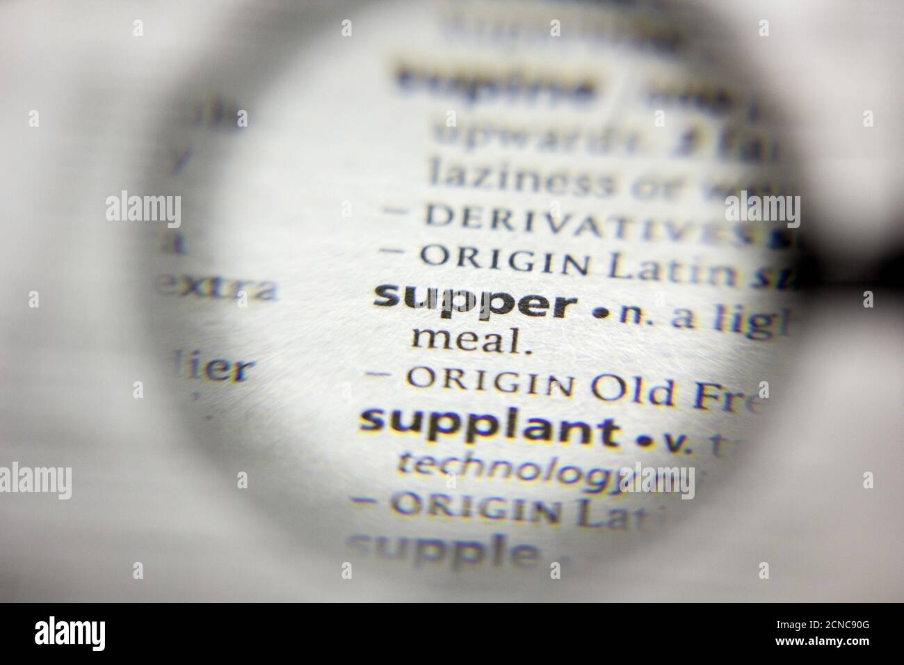 Word supper hi-res stock photography and images - Alamy