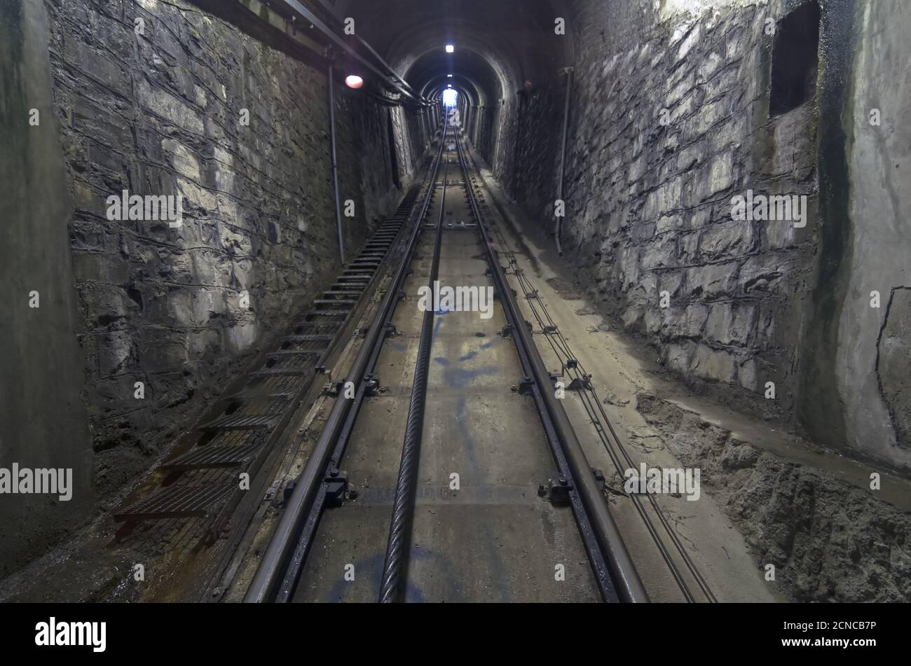 Stairs funicular hi-res stock photography and images - Alamy