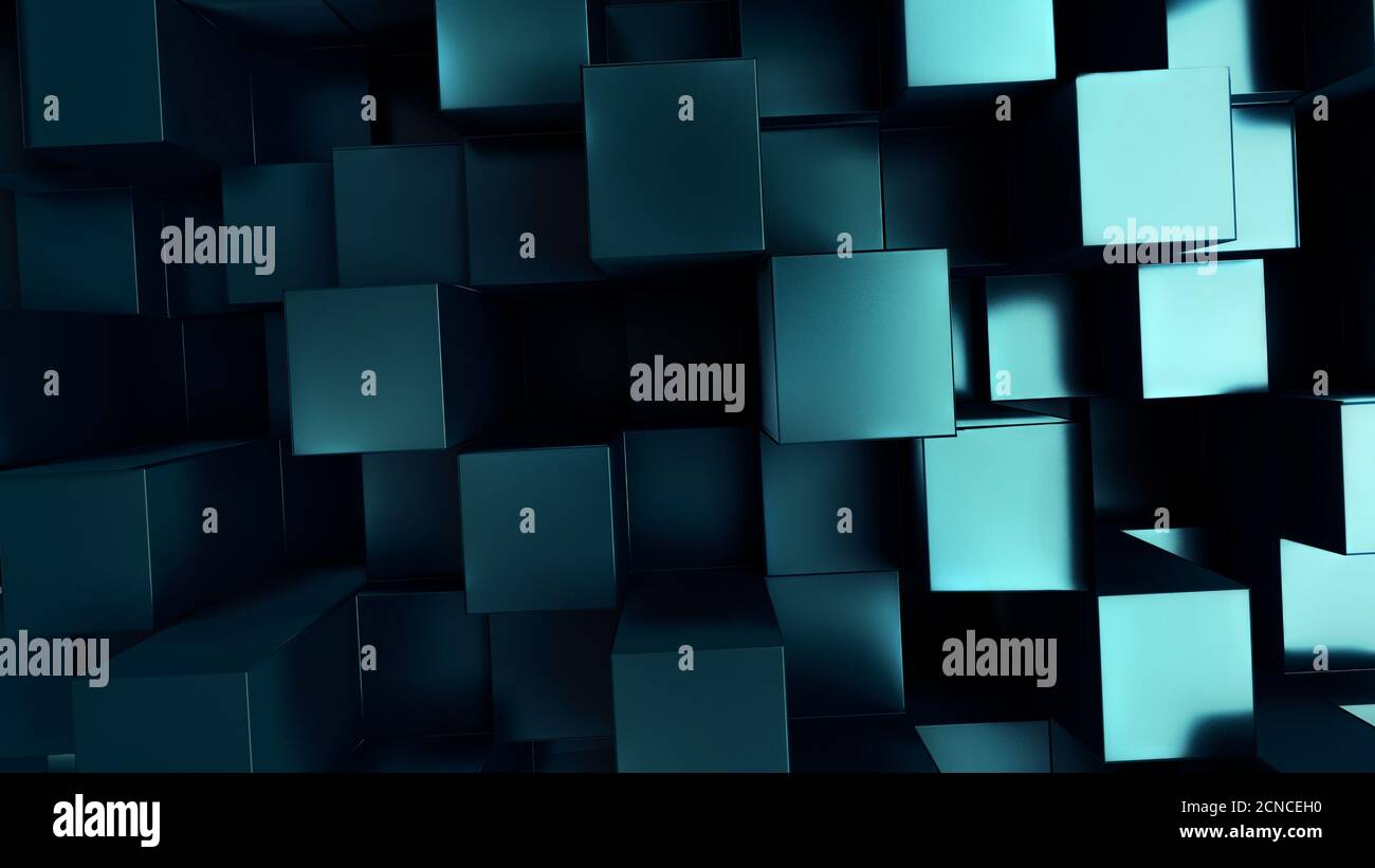 Dark squares full screen Stock Photo - Alamy