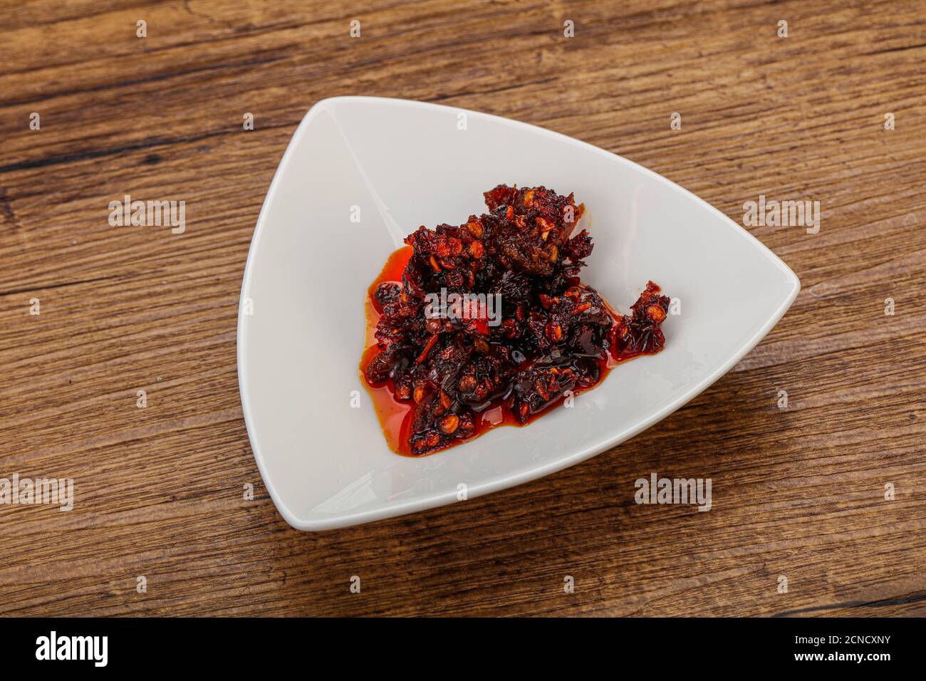 Vietnamese Fried chili pepper sauce with oil Stock Photo - Alamy