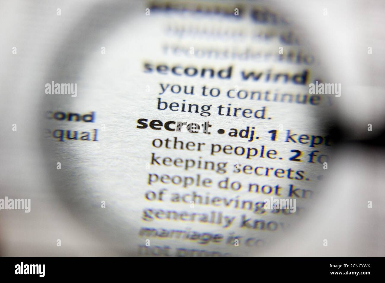 Secret definition hi-res stock photography and images - Alamy